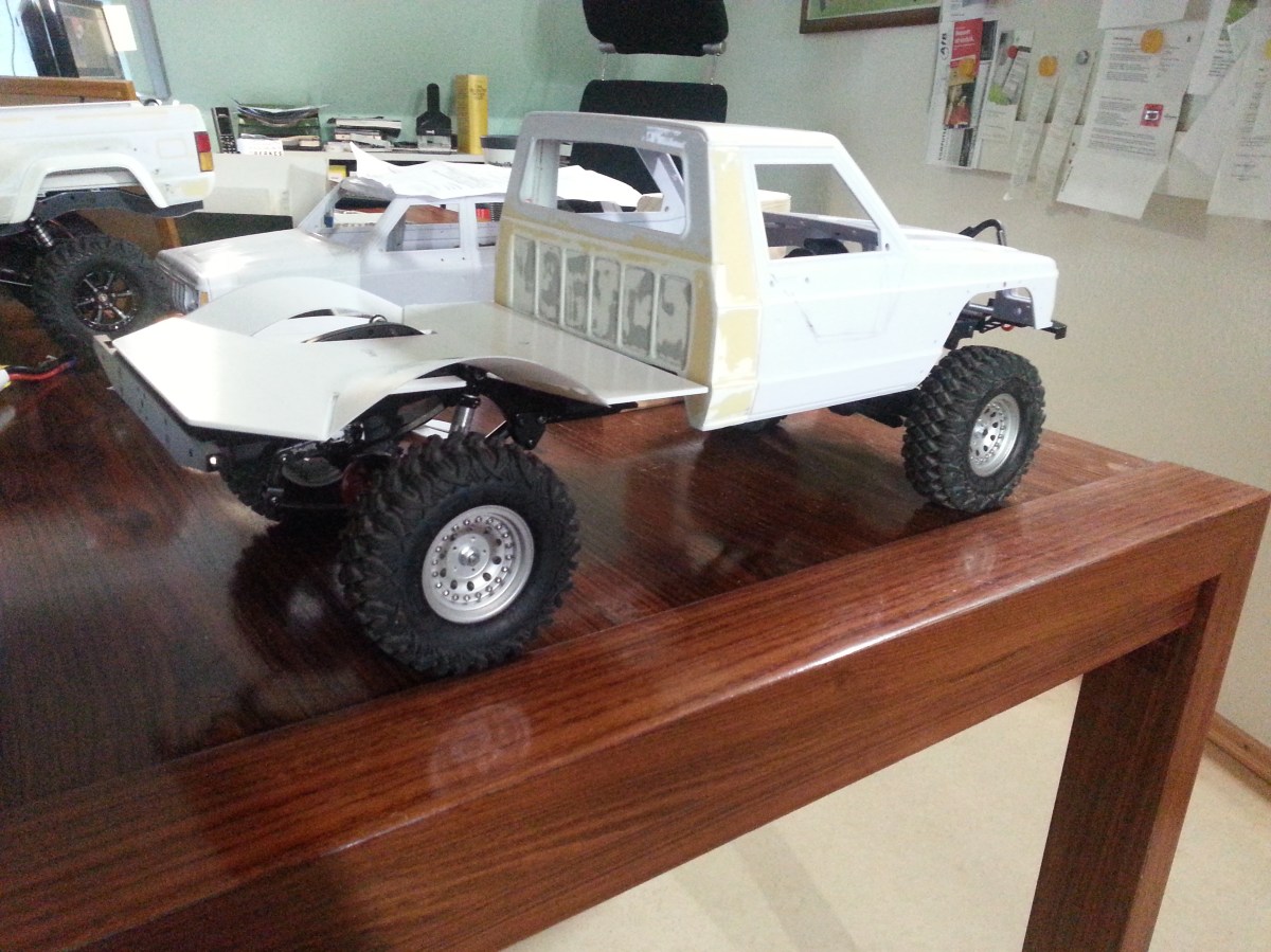 Weitere Baufortschritte am Truggy. – RC Crawler Modellbaublog